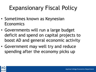 Fiscal Policy and Government Expenditure | PPTX
