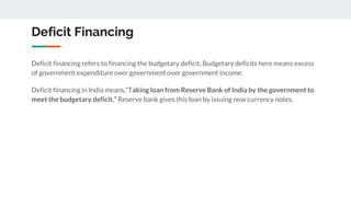 Fiscal policy of india | PPTX