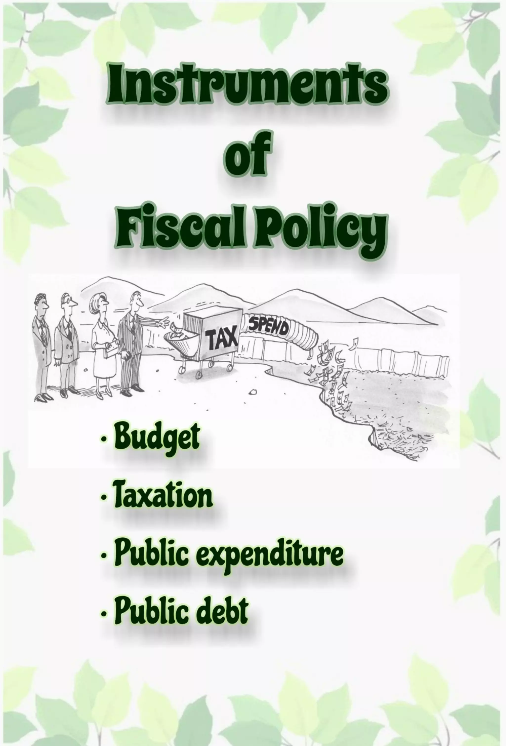 Fiscal policy of india | PDF