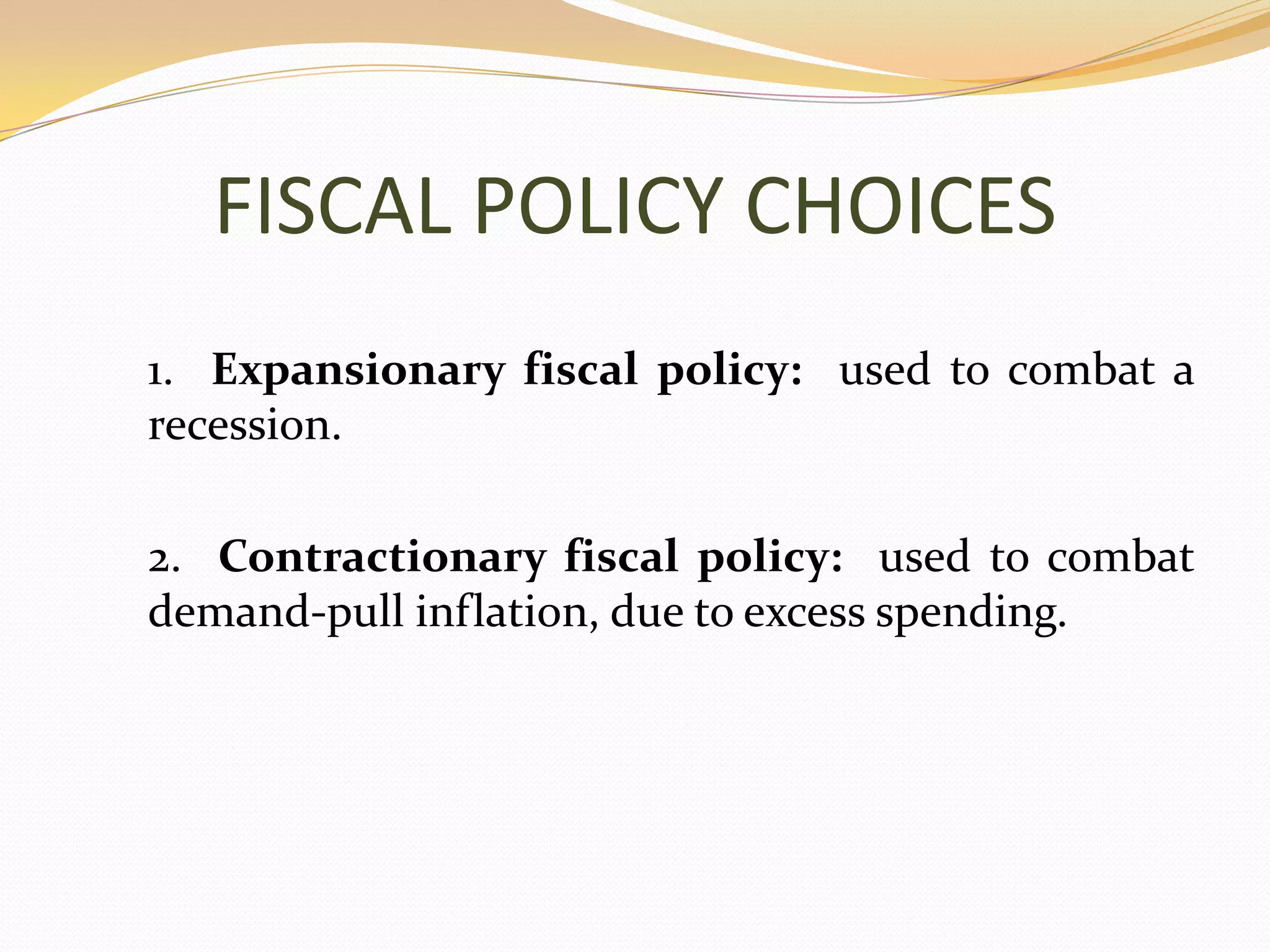Fiscal Policy Ppt | PPTX