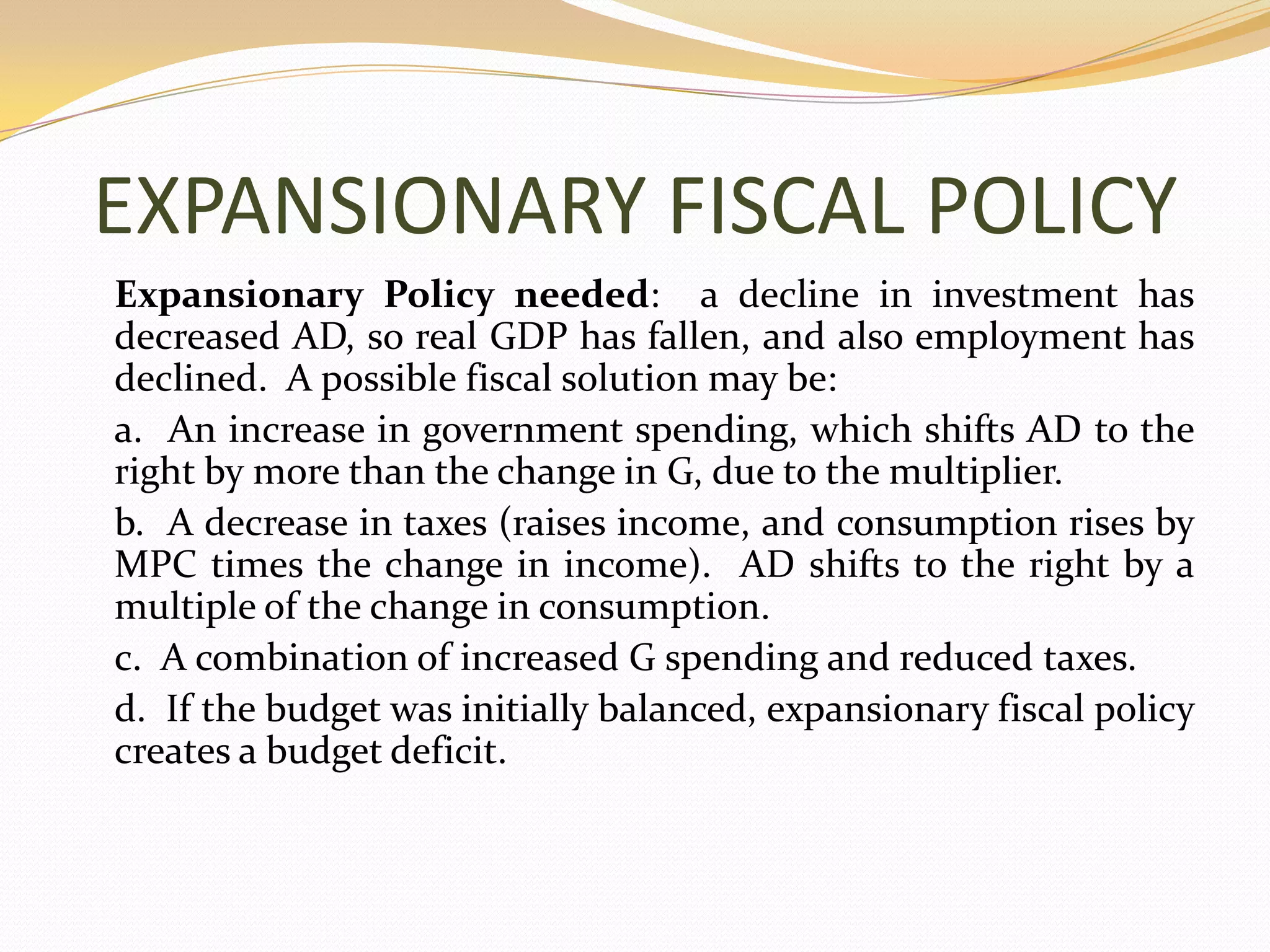 Fiscal Policy Ppt | PPTX