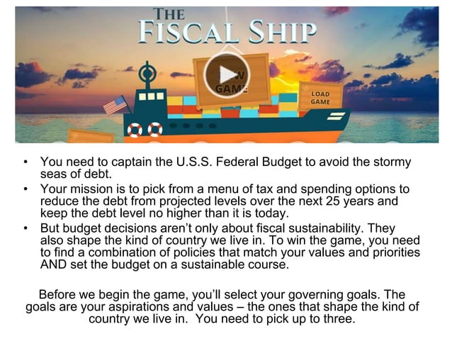Fiscal ship powerpoint | PPTX
