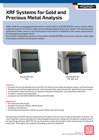 Xrf Machine For Gold | PDF