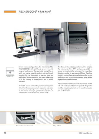 Fischer XRF For Gold Testing | PDF