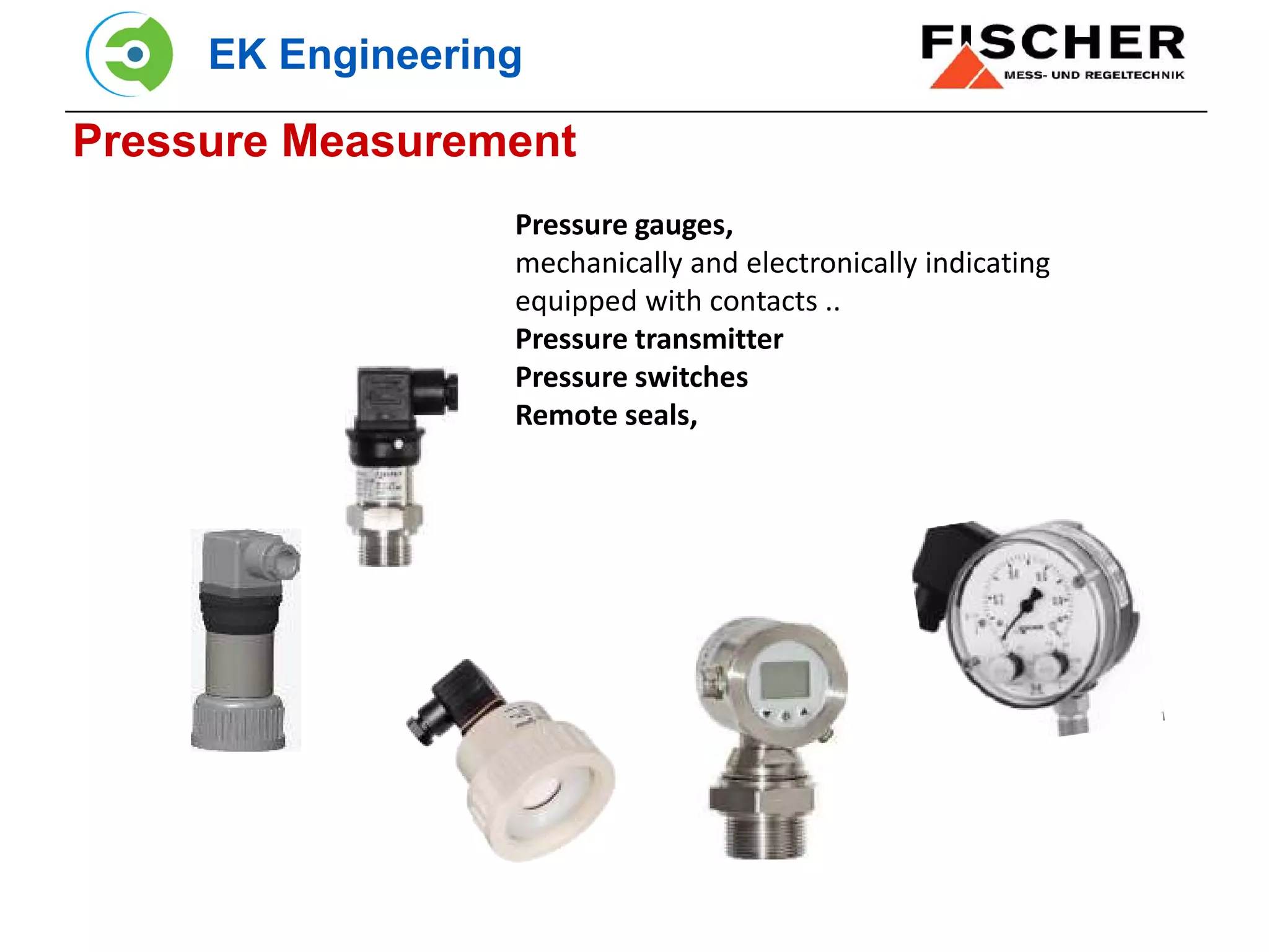 Fischer Mess Und-Regeltechnik Product catalogue - EK Engineering | PDF