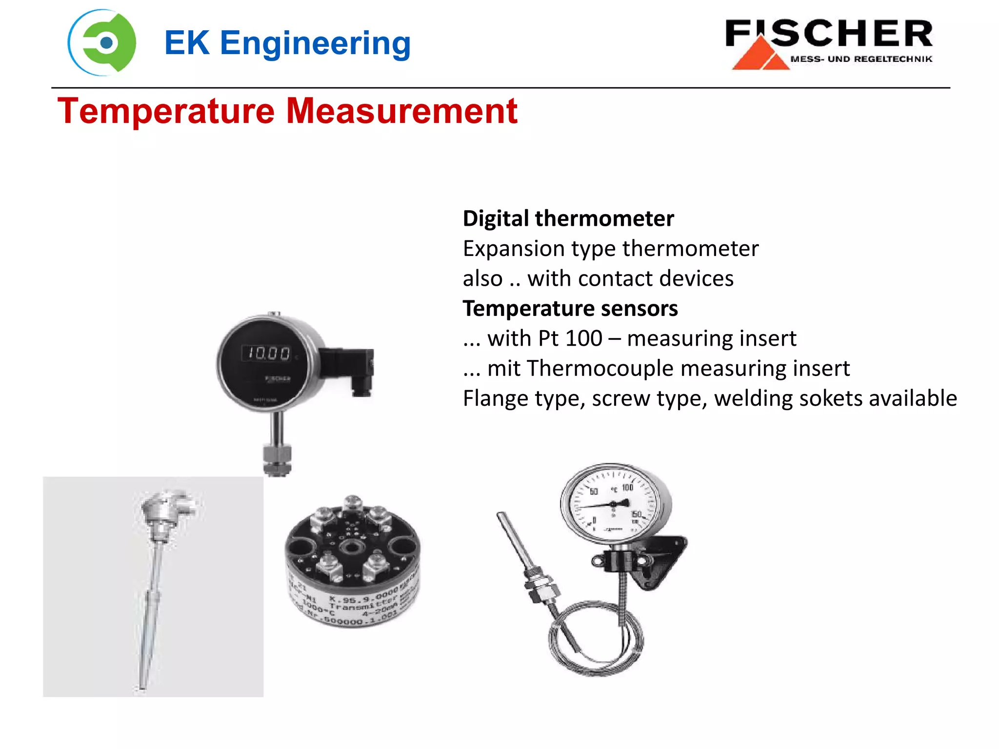 Fischer Mess Und-Regeltechnik Product catalogue - EK Engineering | PDF