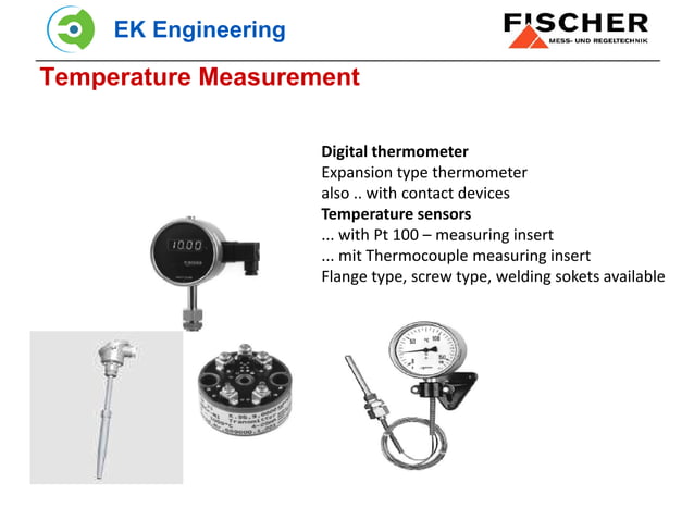 Fischer Mess Und-Regeltechnik Product catalogue - EK Engineering | PPT
