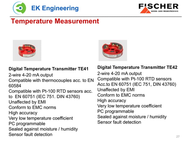 Fischer Mess Und-Regeltechnik Product catalogue - EK Engineering | PPT
