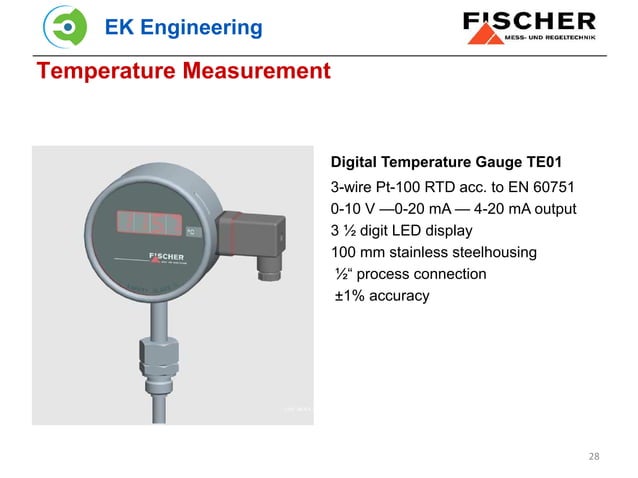 Fischer Mess Und-Regeltechnik Product catalogue - EK Engineering | PPT