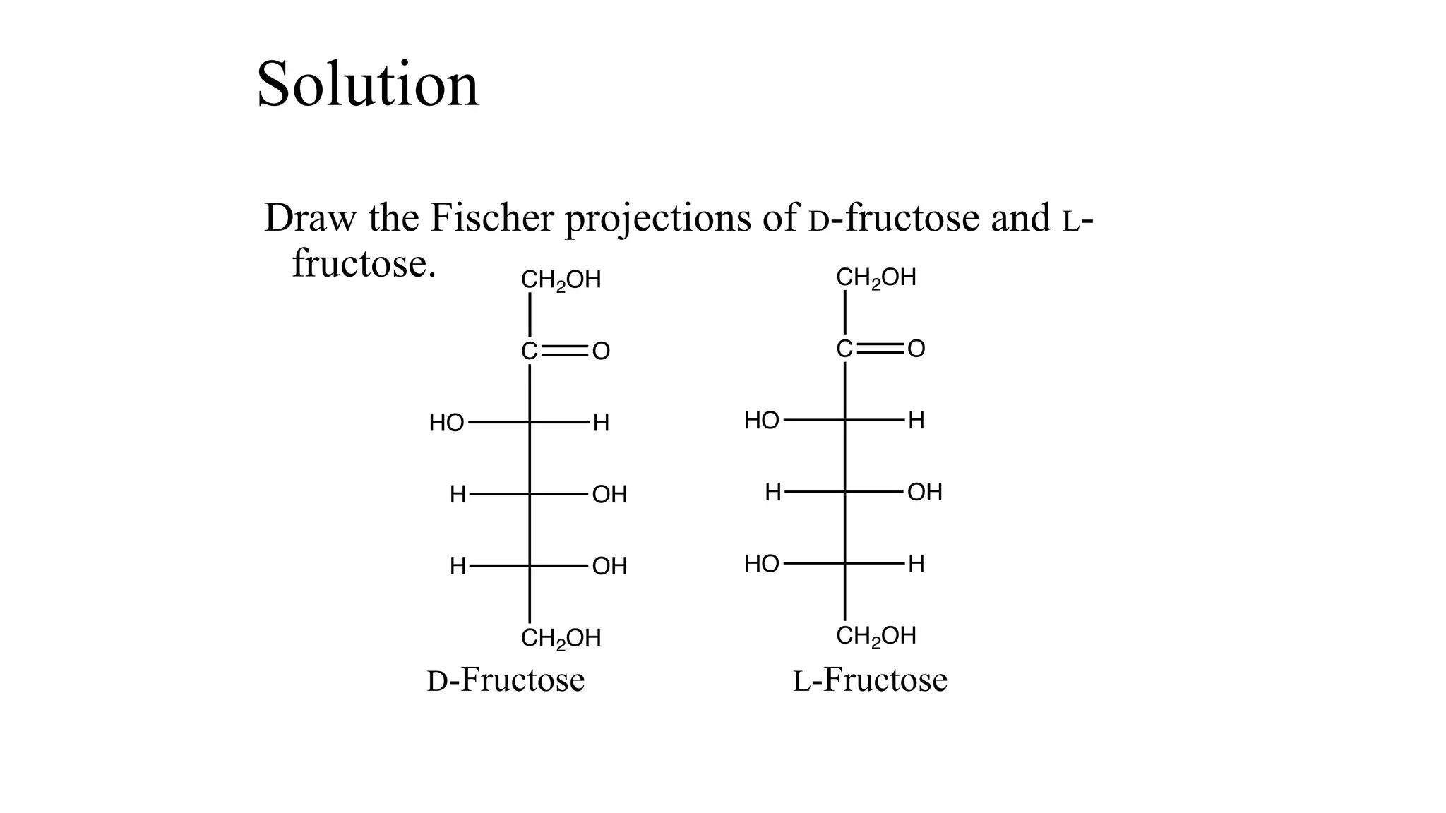Fischer projections of monosaccharides | PPTX