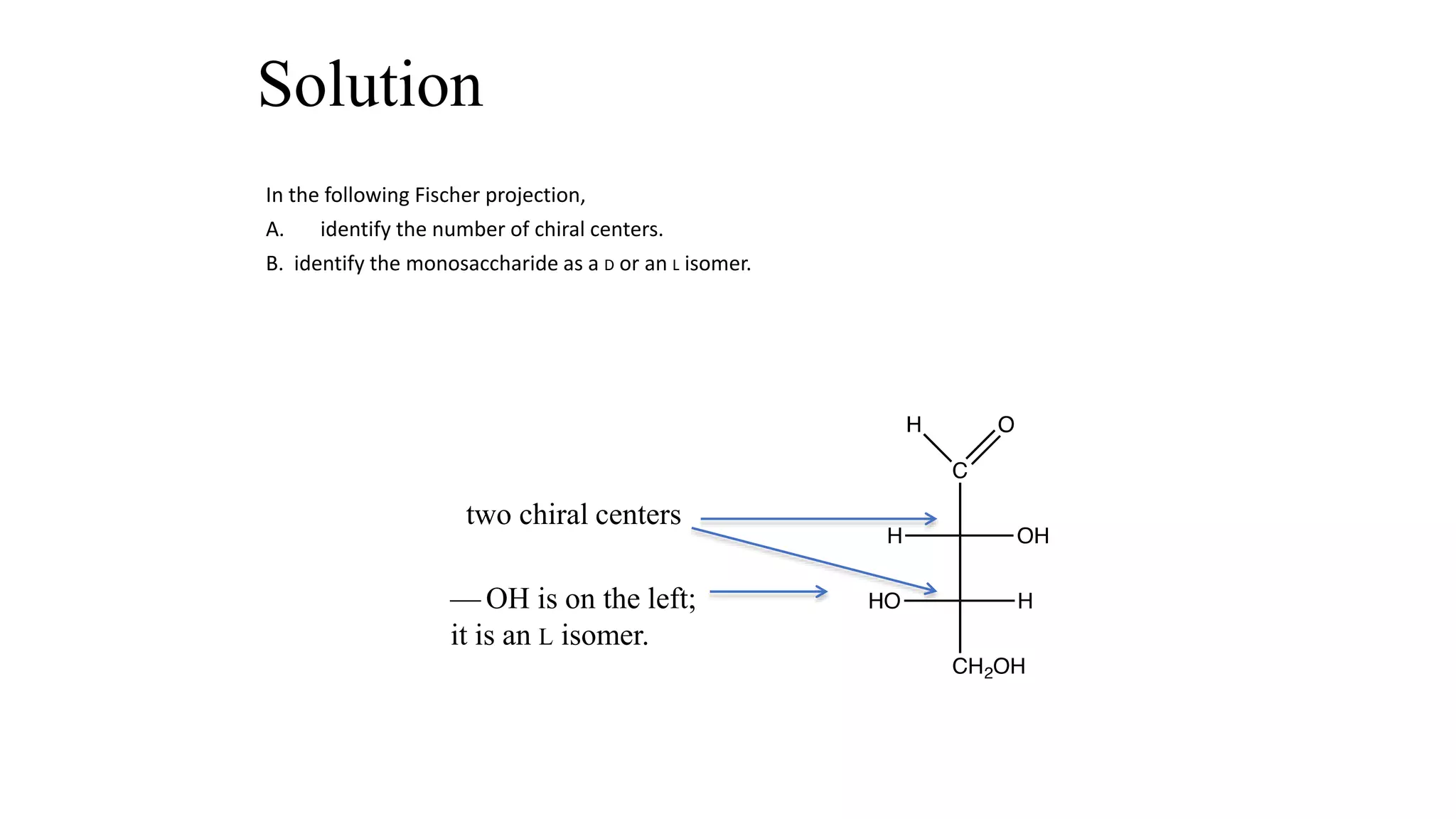 Fischer projections of monosaccharides | PPTX