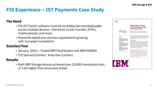 IBM Storage at FIS Connect 2018 | PDF