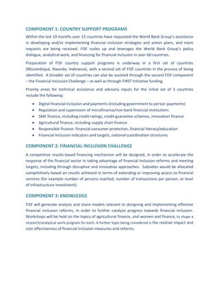 FINANCIAL INCLUSION SUPPORT FRAMEWORK | PDF