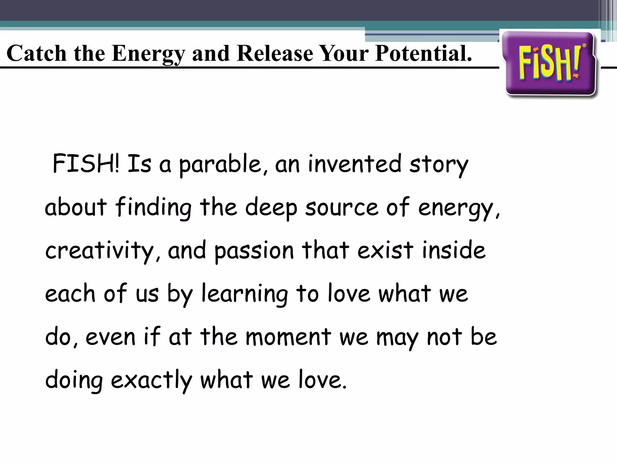 Fish! Philosophy | PPT