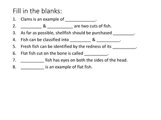 Fish-Cuts of fish | PPTX