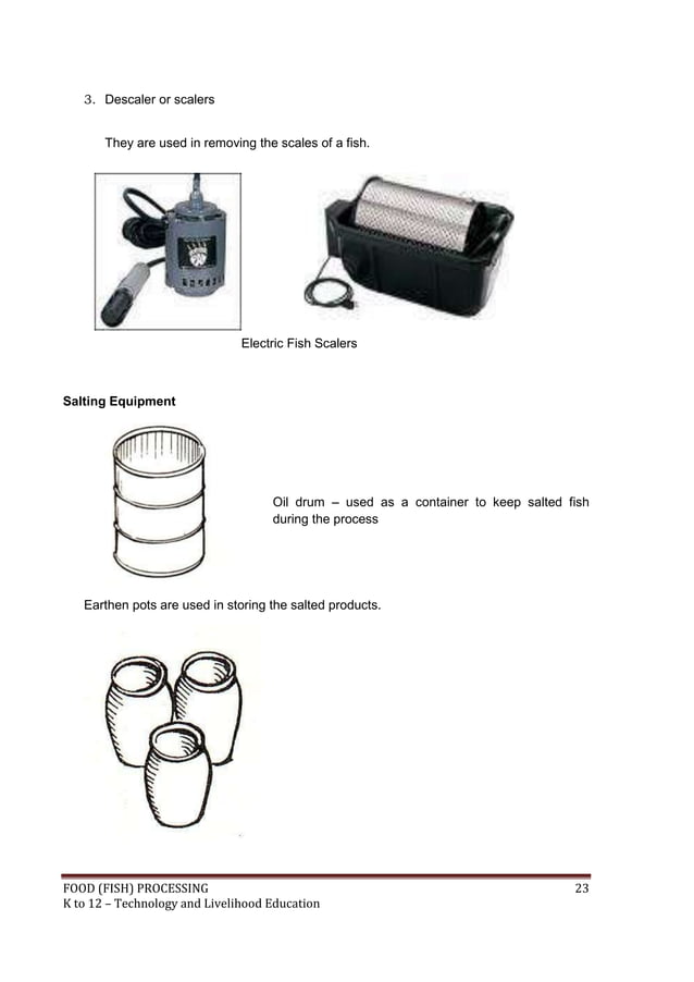 Fish Processing Learning Module | PDF