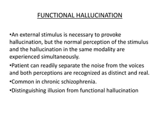 Special Kinds of Hallucinations | PPTX