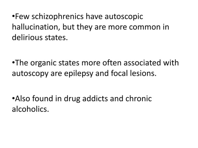 Special Kinds of Hallucinations | PPTX