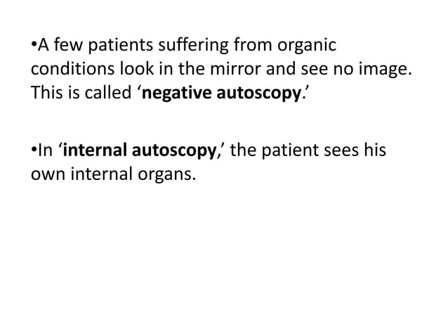 Special Kinds of Hallucinations | PPTX