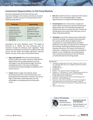 Fish 2.0 Market Report: Fish Feed | PDF