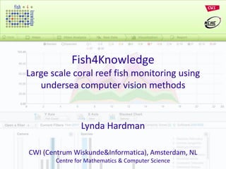 Fish4Knowledge: large scale coral reef fish monitoring using undersea ...