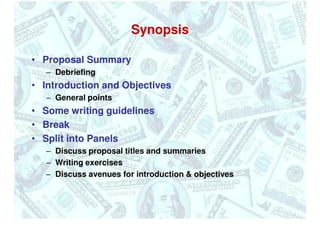 FISH 521 Research Proposal Writing | PPT