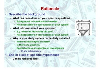 FISH 521 Research Proposal Writing | PPT