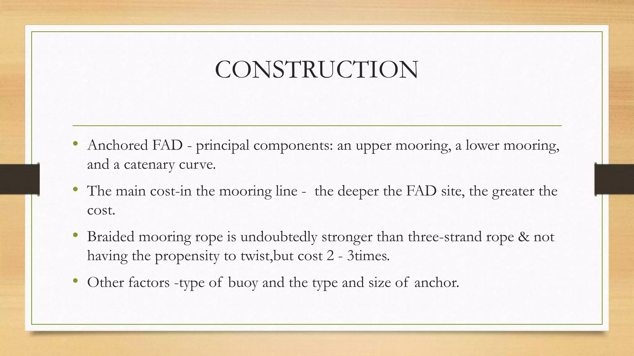 Fish aggrigrating devices(fad) | PPTX