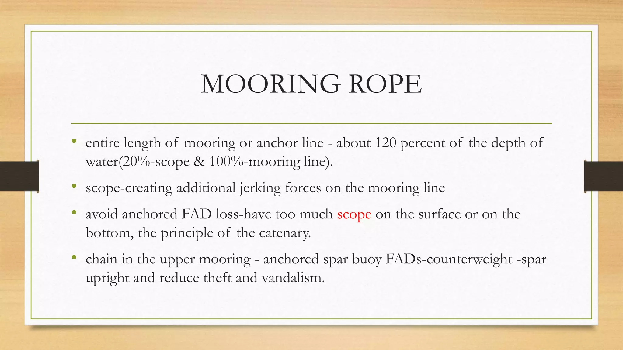 Fish aggrigrating devices(fad) | PPTX