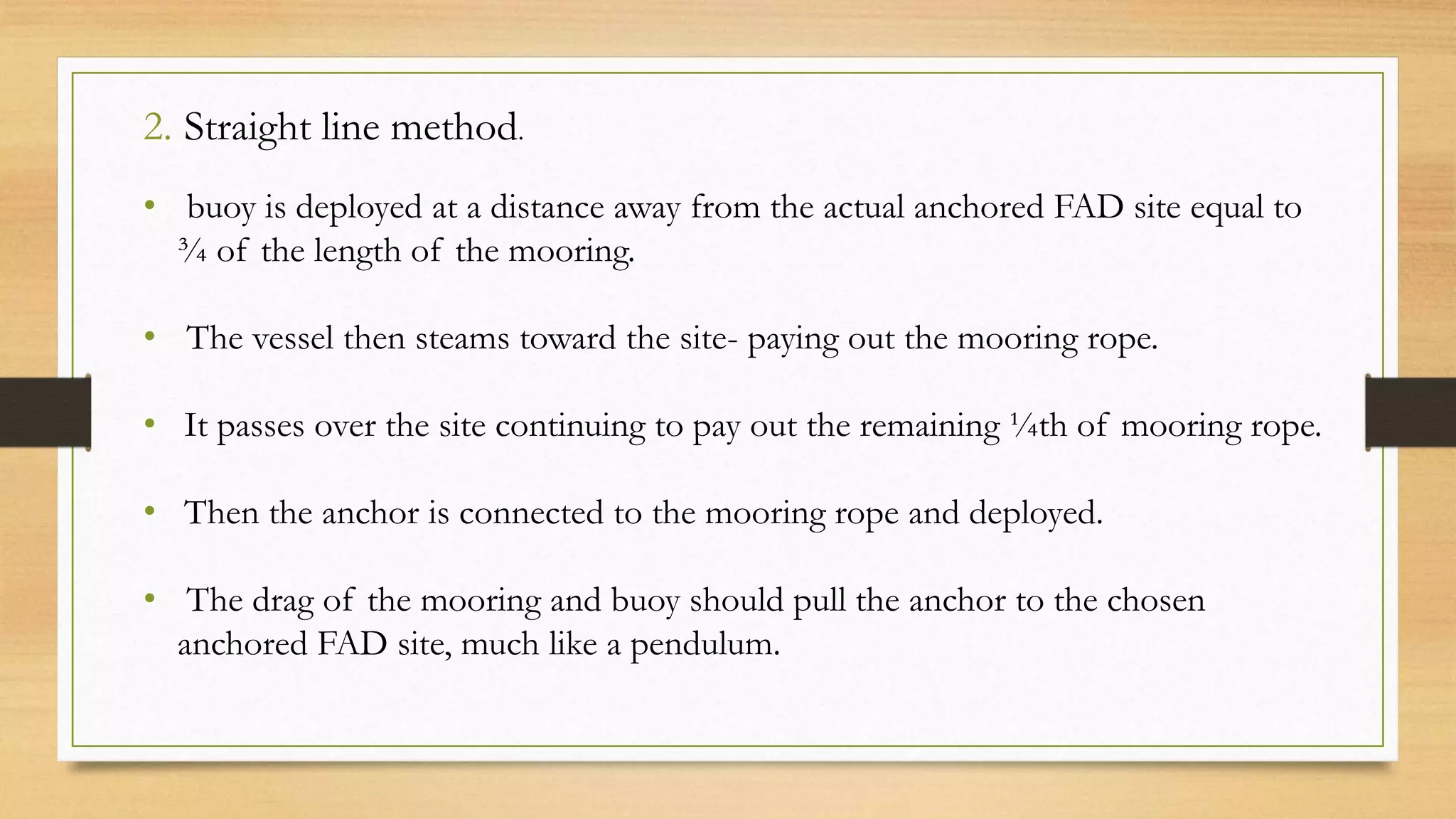 Fish aggrigrating devices(fad) | PPTX