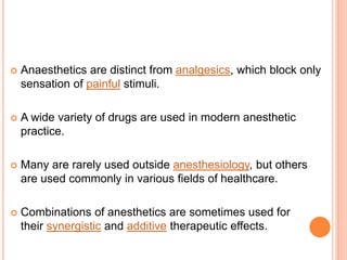 Fish anaesthetics . | PPTX