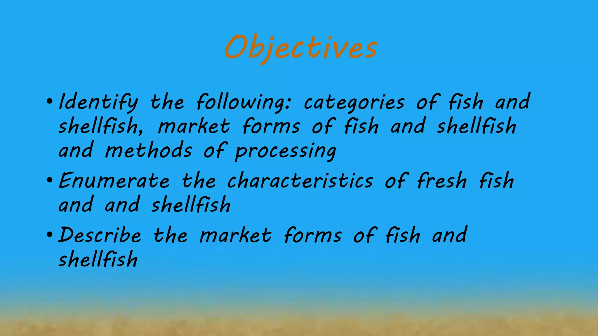 Fish and shellfish | PPTX