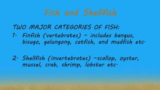 Fish and shellfish | PPTX