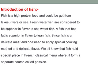 Fish and shell fish | PPTX