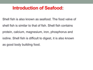 Fish and shell fish | PPTX
