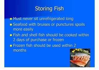 Fish And Shellfish | PPT