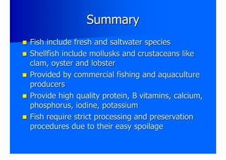 Fish And Shellfish | PPT