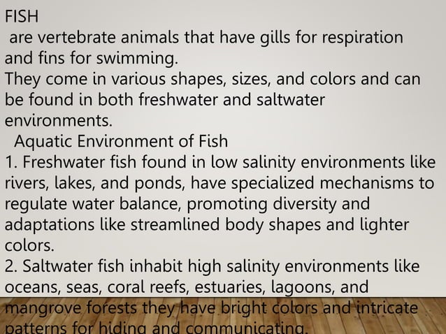 FISH AND SHELLFISHpowerpointpresentation | PPTX | Fish and Aquariums | Pets