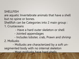 FISH AND SHELLFISHpowerpointpresentation | PPTX | Fish and Aquariums | Pets