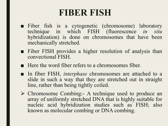 Fluorescent in situ hybridization (FISH) | PPTX