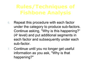 Fishbone analysis (edited) | PPT