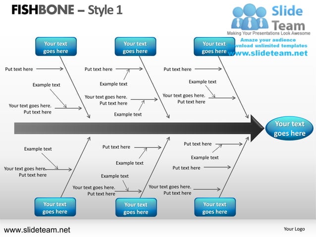 Fishbone design 1 powerpoint ppt slides. | PPT