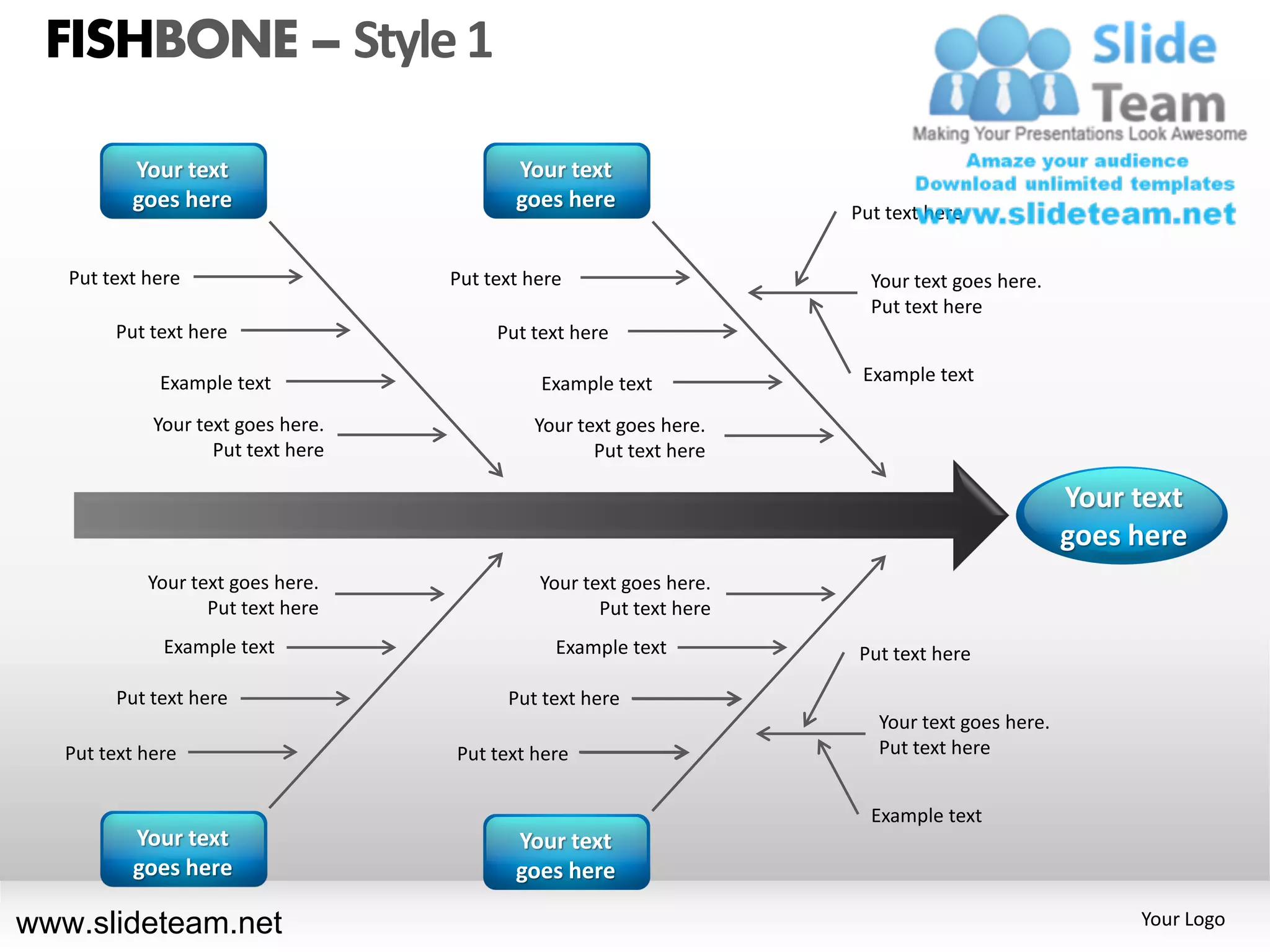 Fishbone design 1 powerpoint presentation slides. | PDF