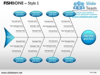 Fishbone design 1 powerpoint presentation templates. | PDF | Technology ...