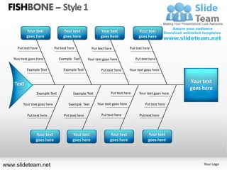 Fishbone design 1 powerpoint presentation templates. | PDF | Technology ...