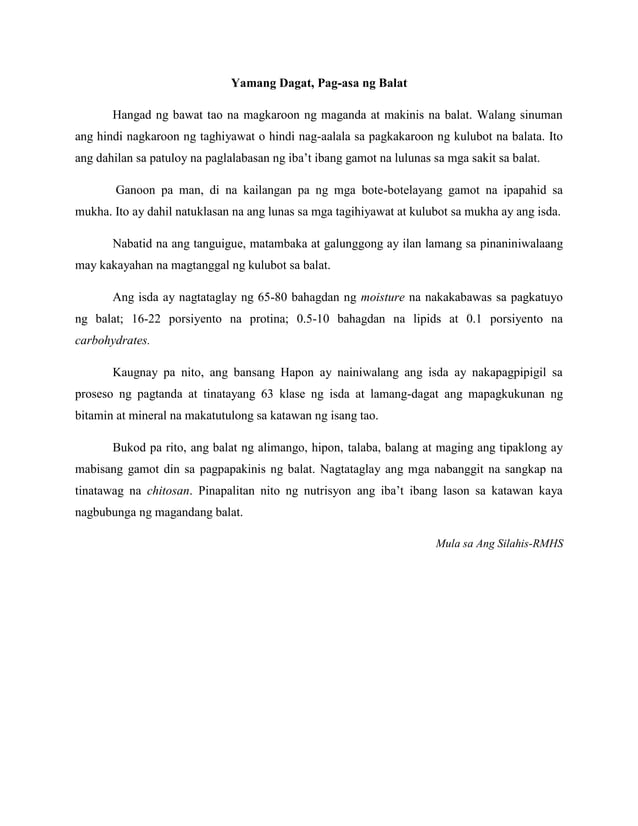 Fishbone diagram para sa pagkuha ng pangunahing ideya | DOCX