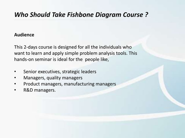 Fishbone Diagram, Ishikawa Diagram Training, Learn Fishbone in 3 Easy ...
