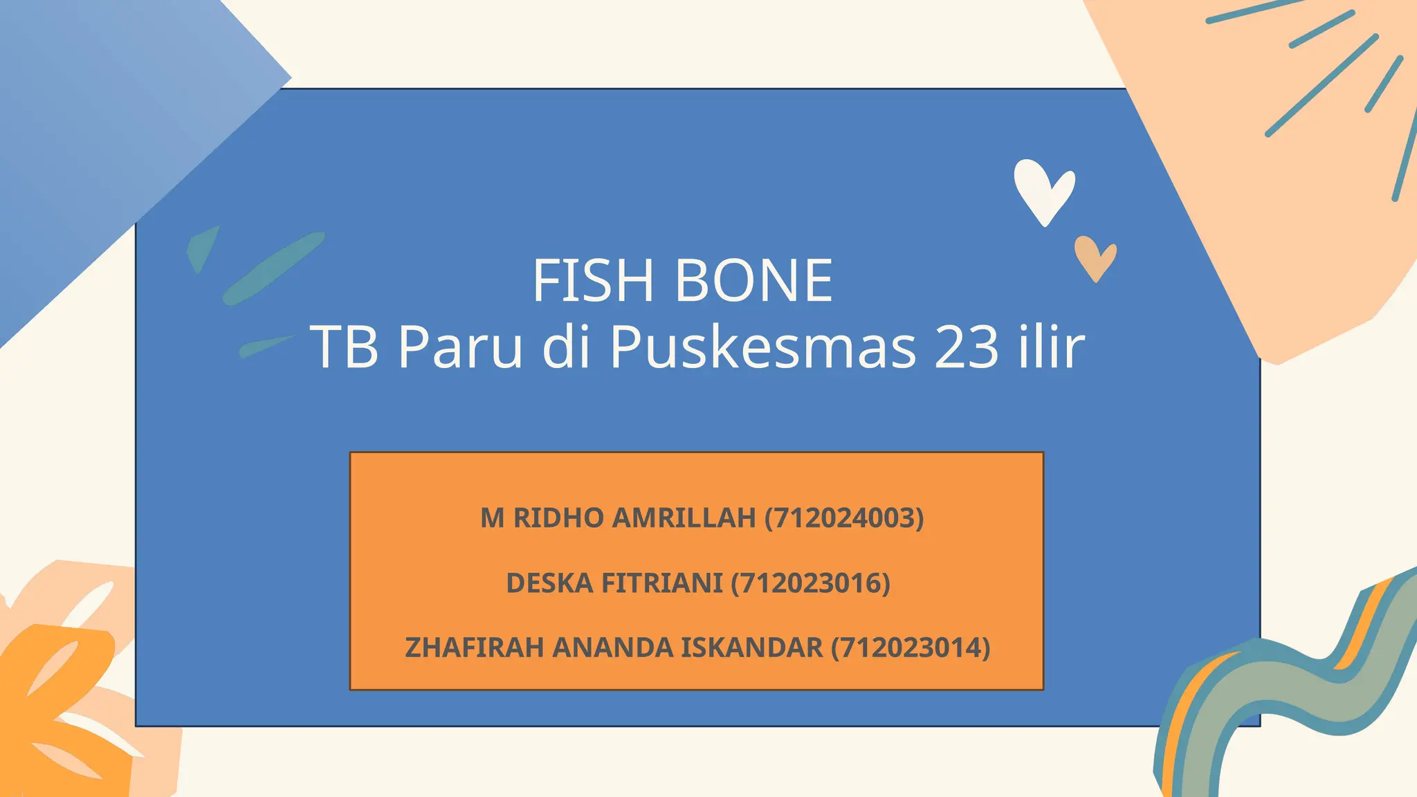 Fishbone Tuberculosis Puskesmas 23 Ilirr | PPTX