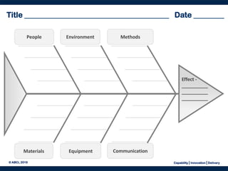 Excel Fishbone Diagram Template
