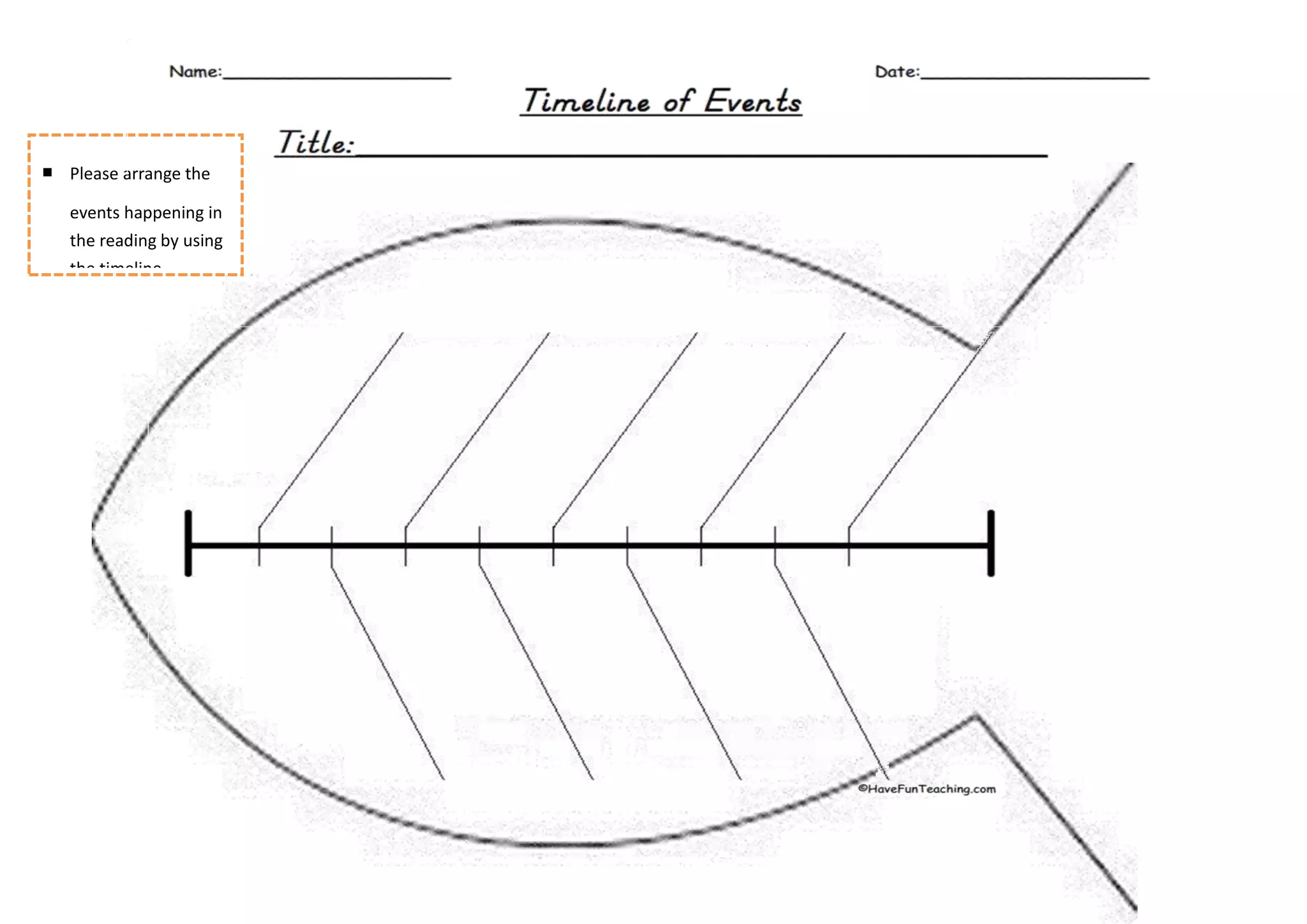 Fishbone timeline | PPT